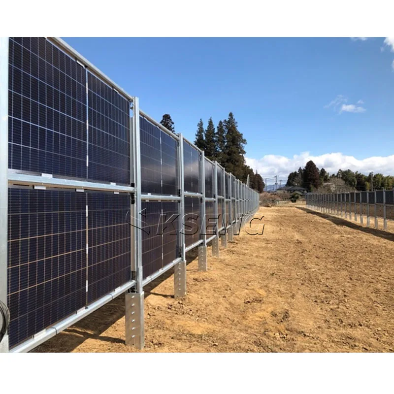 Solar panel fencing Photovoltaic support Galvanized Vertical solar ...