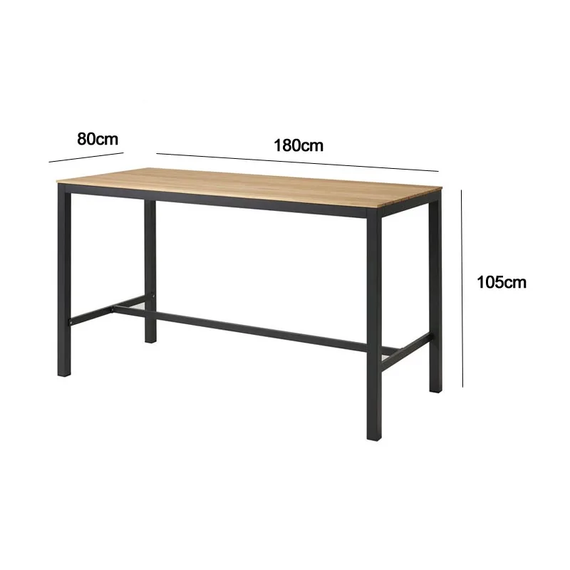 Teak Wood High Bar Table Aluminum Bar Table Wood Table For Commercial ...