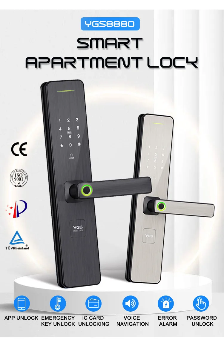 China Biometric Push Pull Contactless Korea Home Anti Theft Door Lock ...