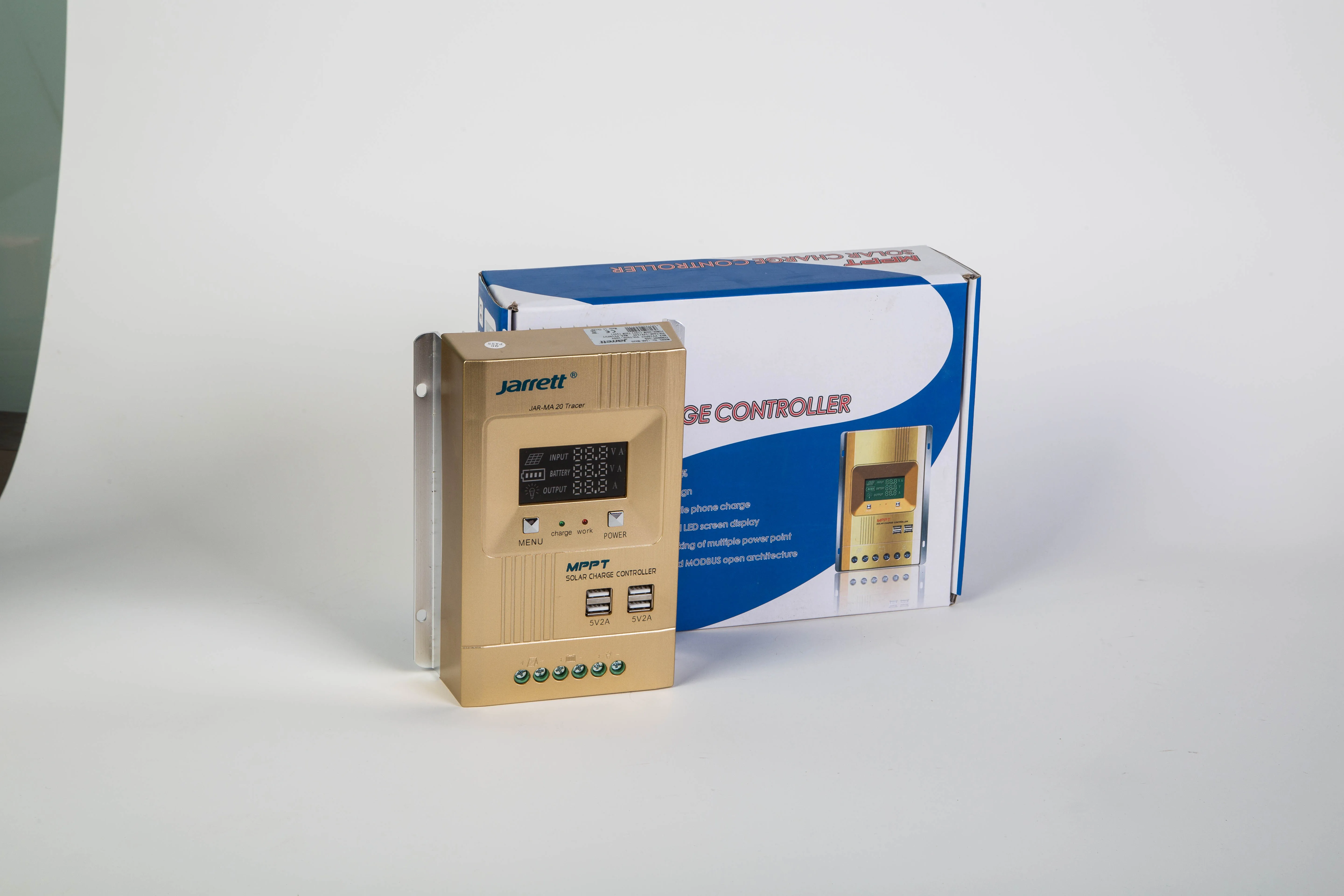 Jarrett Solar Charge Controller Mppt 12v 24v 40a Charge For Battery ...