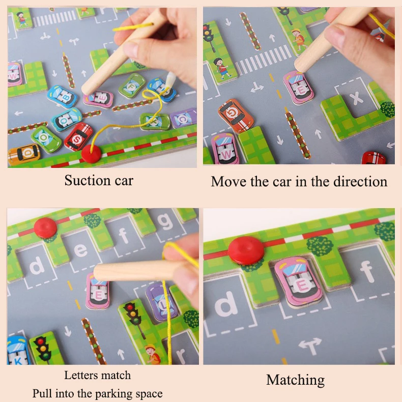 Customize Logo Magnetic Alphabet Maze Letter Puzzle For Kid Toddler ...