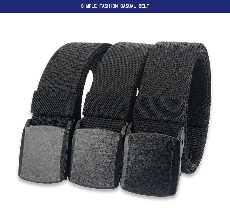 Customize 120cm 130cm Adjustable Nylon Belt Durable Men's Casual ...