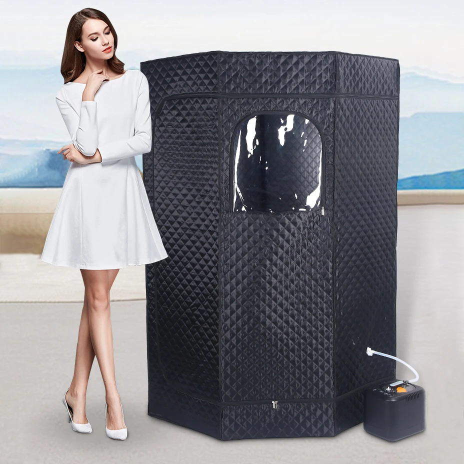 Outdoor Portable Sauna Room Foldable Full Size Mini Sauna Room For 2 ...