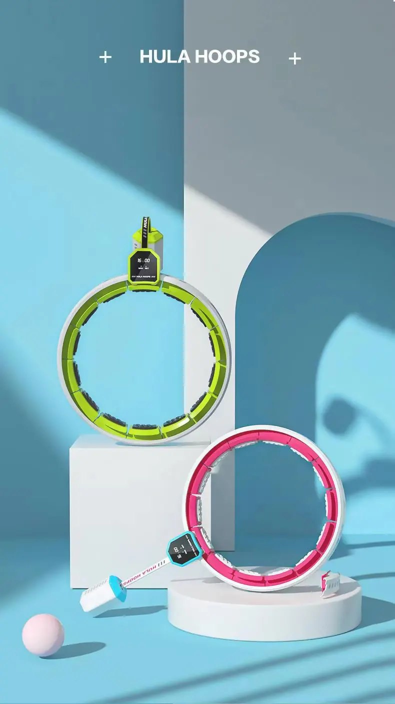 Plastic Detachable Hula-hoop Sport Smart Hu La Hola Hoops Weight Loss ...