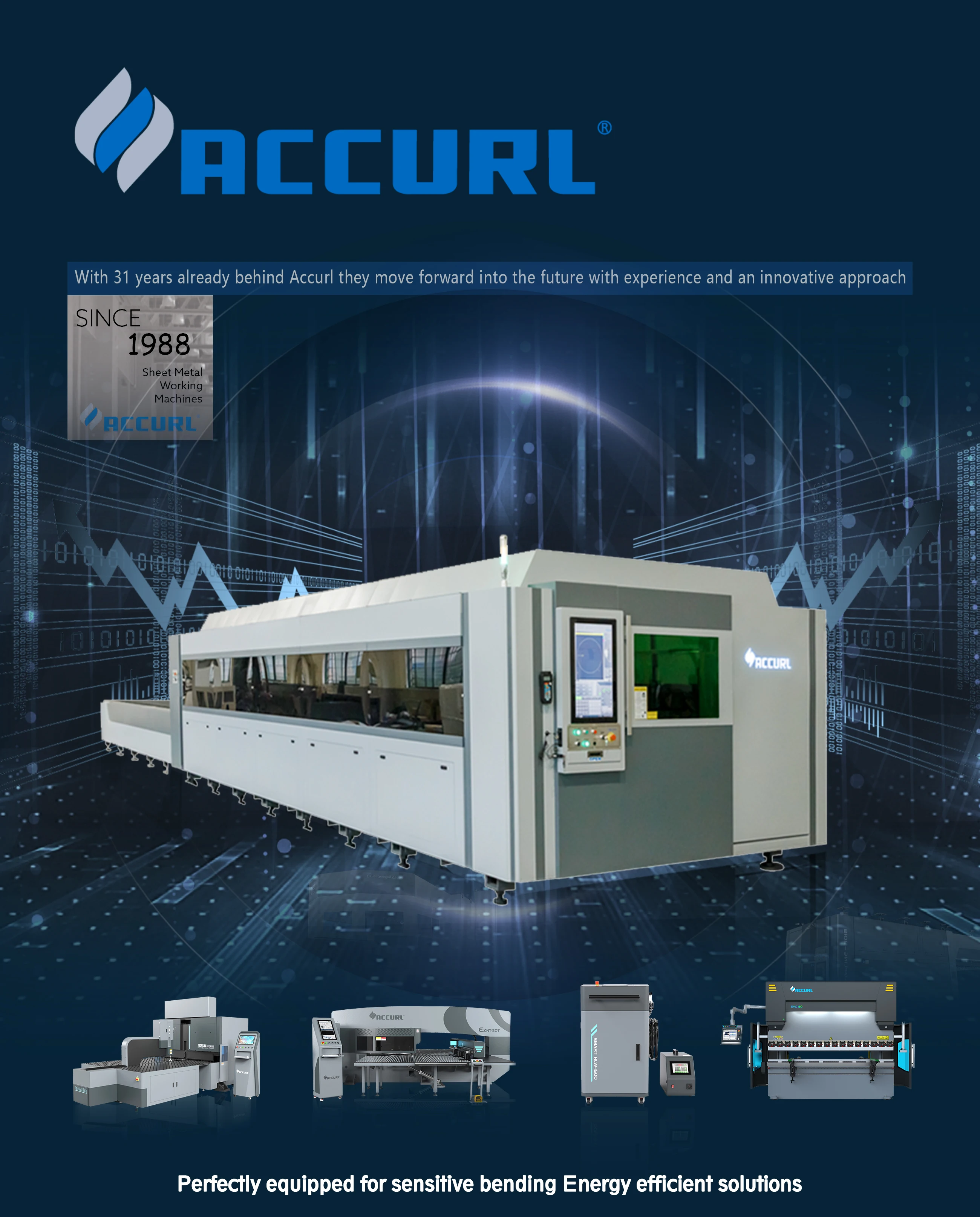 ACCURL High Speed 15000w Fiber Laser Cutting Machine 15Kw for Stainless ...