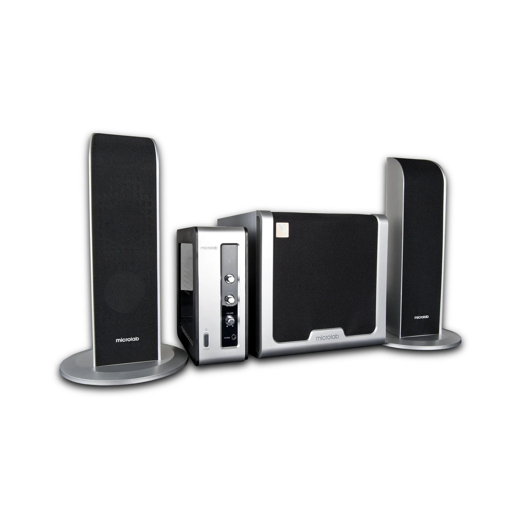Microlab Hifi Floor Standing Classic Design Speaker Fc361 For Tv,Home ...