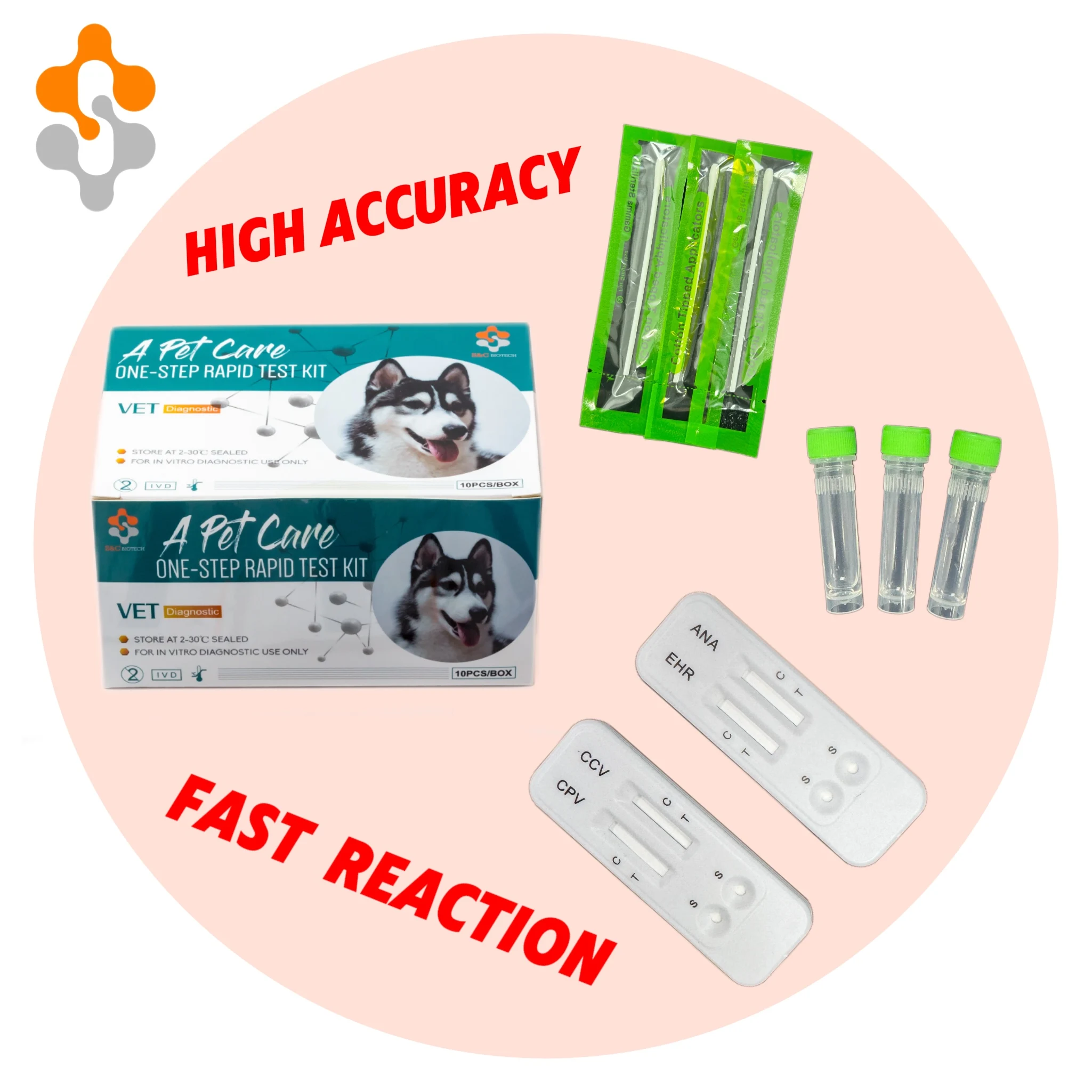 Factory Vet Rabies Antibody Test Rabies Ab Test Rabies Ab Cdv Cpv Test ...