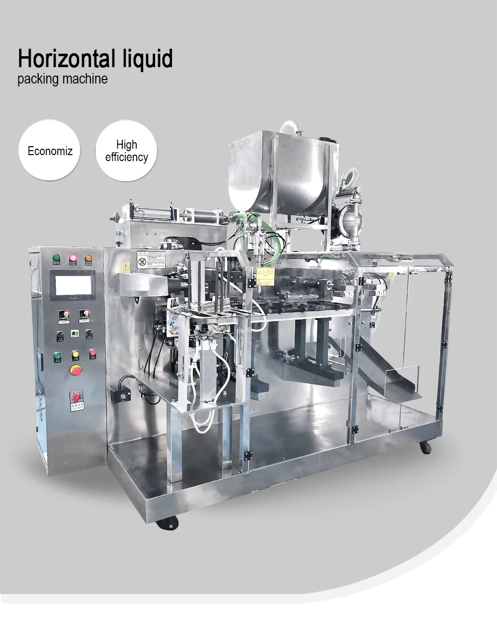 China Automatic Liquid Detergent Filling And Packing Machine Doypack ...