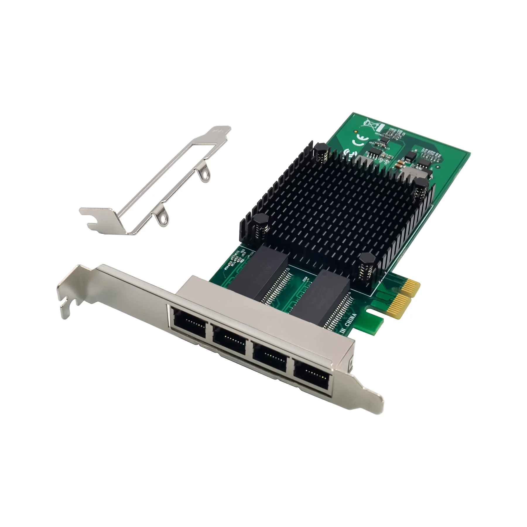 SUNWEIT ST7311 PCIe x1 Quad RJ45 Gigabit Ethernet 1G NIC network card ...