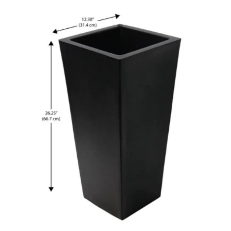 Outdoor Rectangular Stainless Steel Metal Planter Customized Plant Tree ...