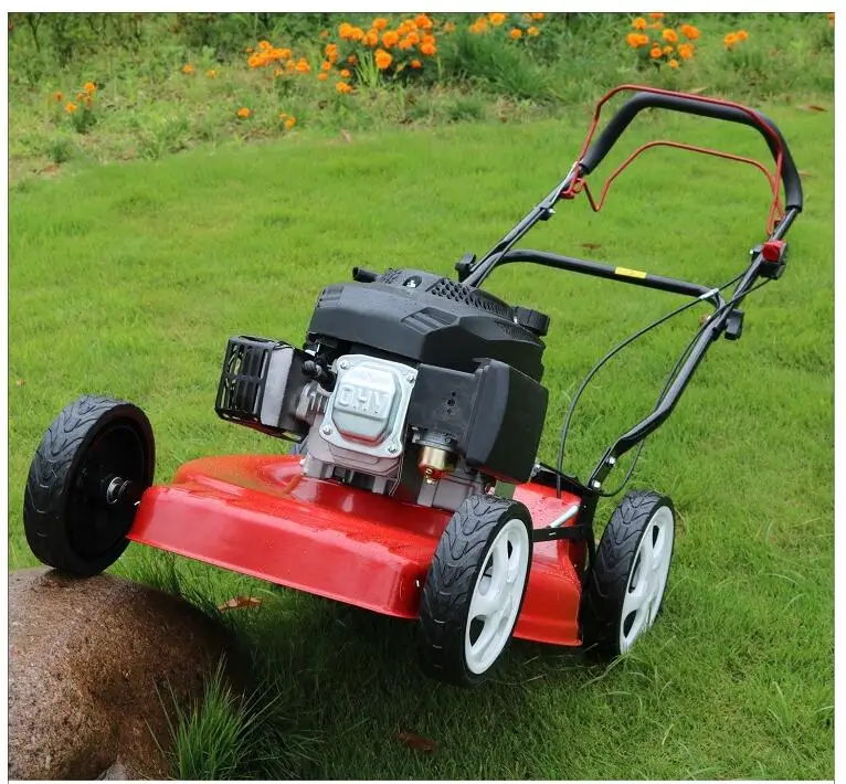 Power Lawn Mower Four-stroke Gasoline Self-propelled Hand-push Type ...