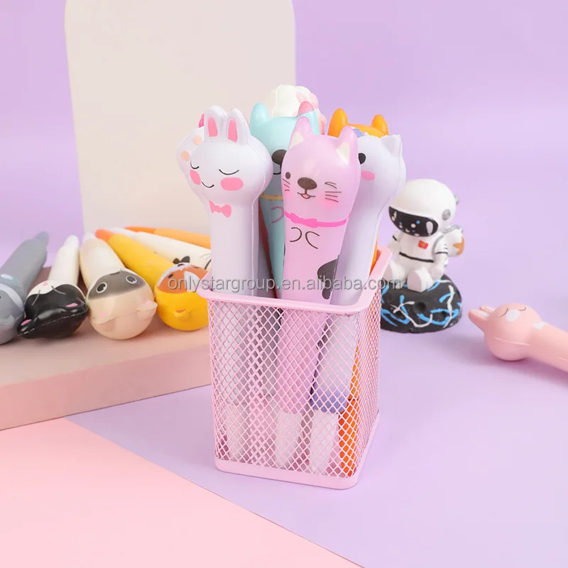 Custom Cute Squishy Pens - Stress Relief for Kids & Teens
