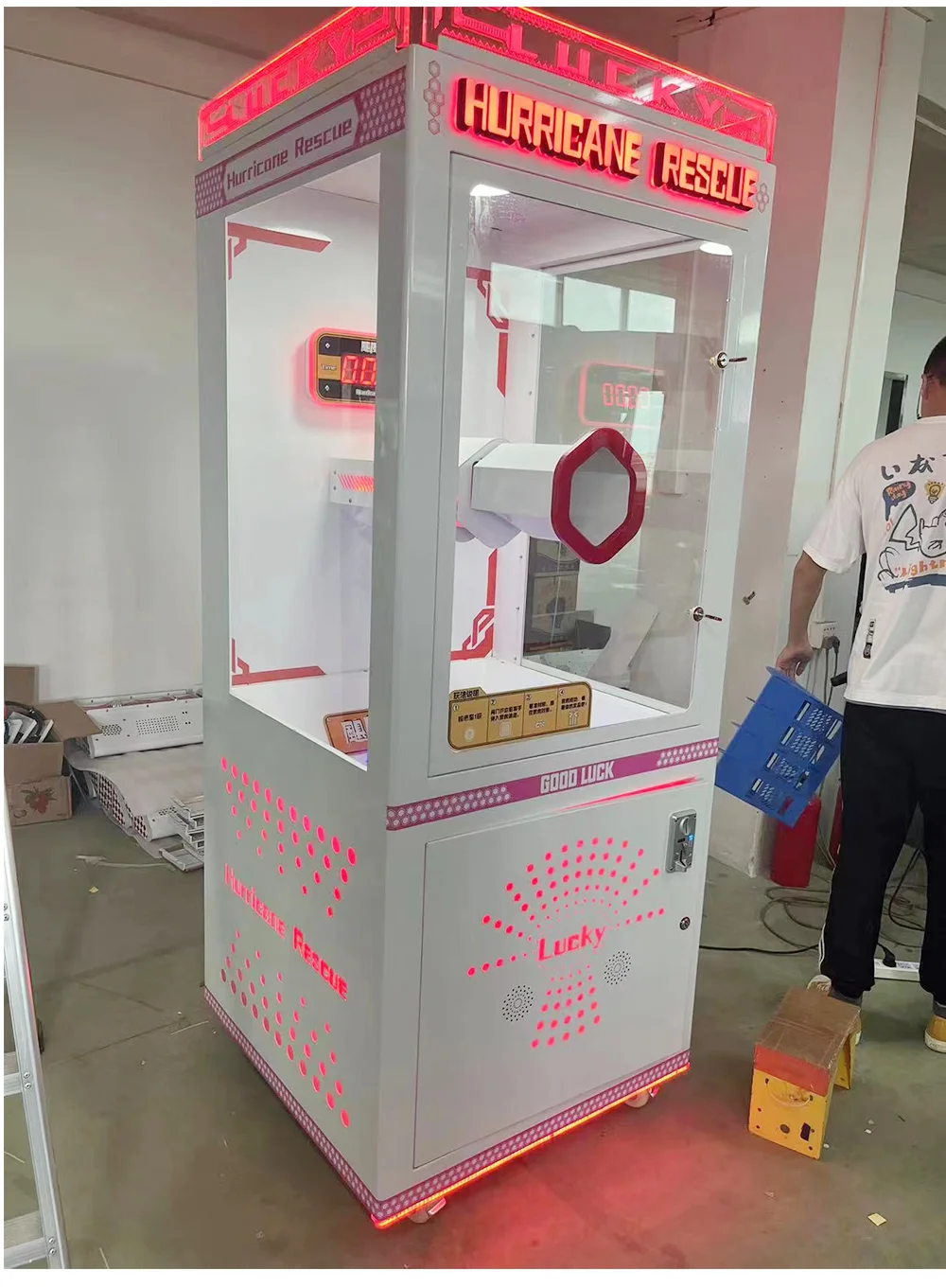 Dinibao Coin Operated Catch Money Machine for Arcades