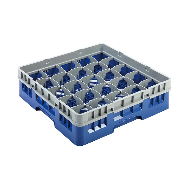 NSF 25 Compartment Storage Wine Glass Rack and Standard Plastic ...