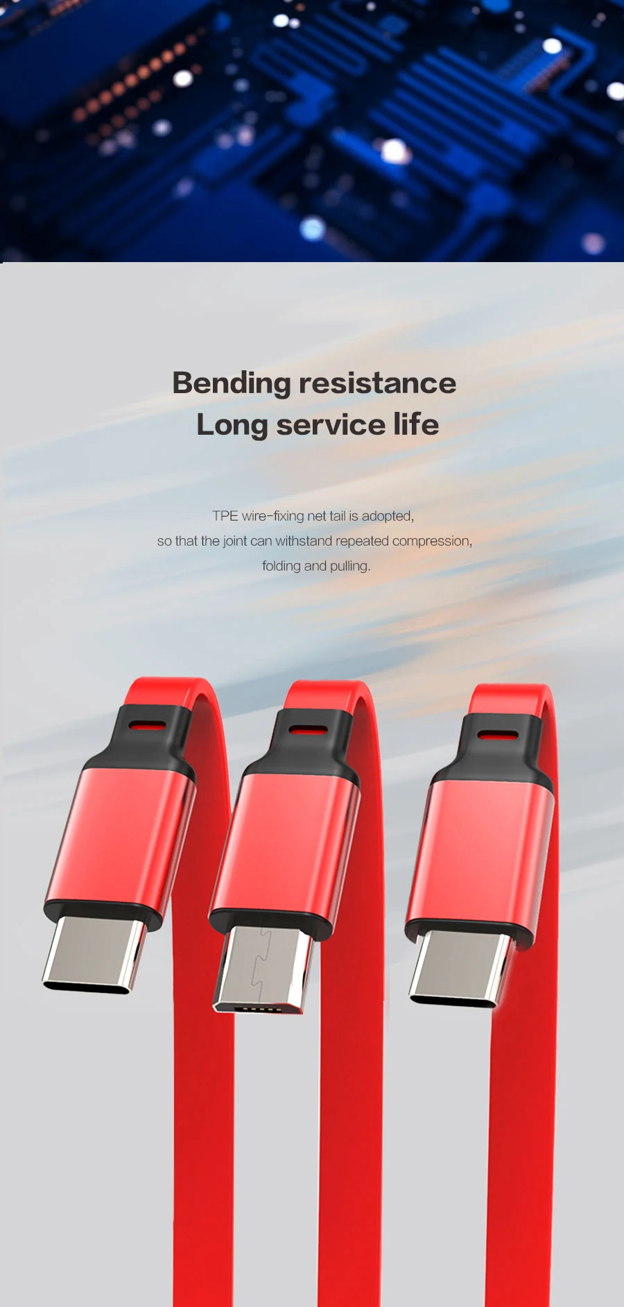 Universal Retractable 3 in 1 Multi USB Charging Cable