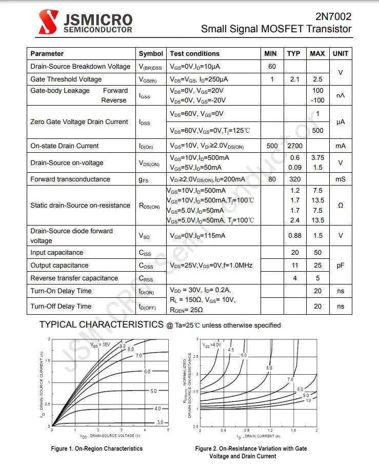 2n7002 Mmbt7002 2n7002k 2n7002l 2n7002kl 2n7002bk 2n7002e 2n7002kb ...