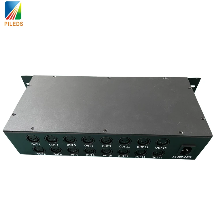 16-port Madrixt Artnet Dmx Ethernet Controller 16 Units Xlr Artnet Dmx ...