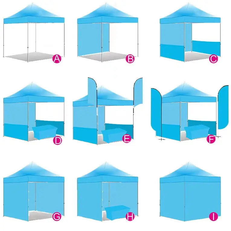 Custom Logo Outdoor Event Tents for Trade Shows & Promotions