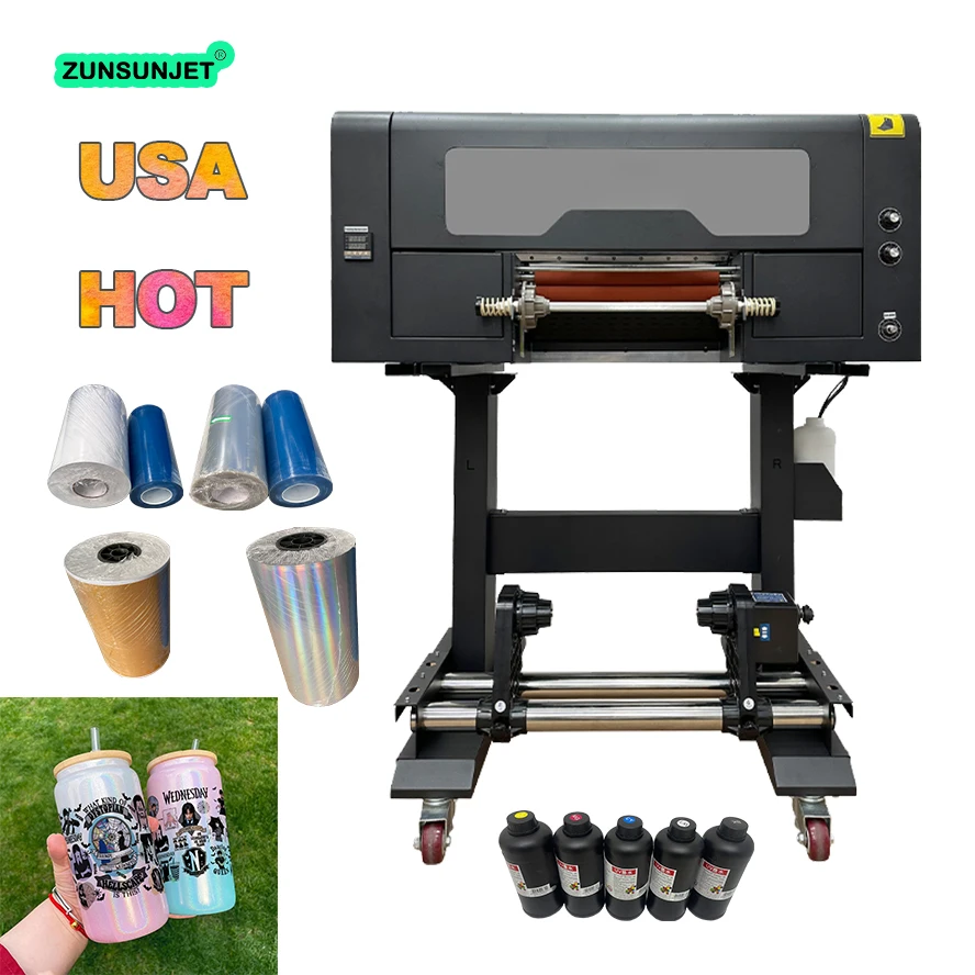 Zunsunjet A3 Uv Dtf Printer Laminator 2 In 1 Machine Of All Types Of Materials - Buy Zt 30cm Uv ...