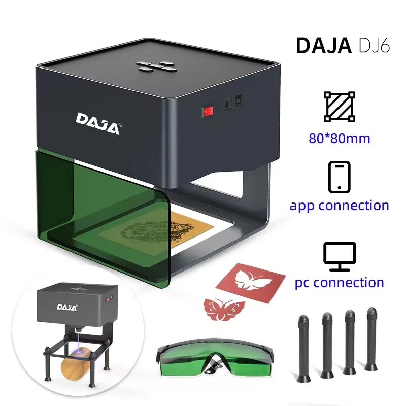 DAJA DJ6 3W Laser Marking Machine - Easy, Portable, and Efficient