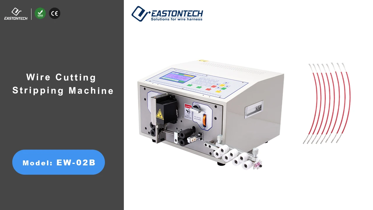 Ew-02b Computer Automatic Double-wire Stripping Machine Wire Cutting ...