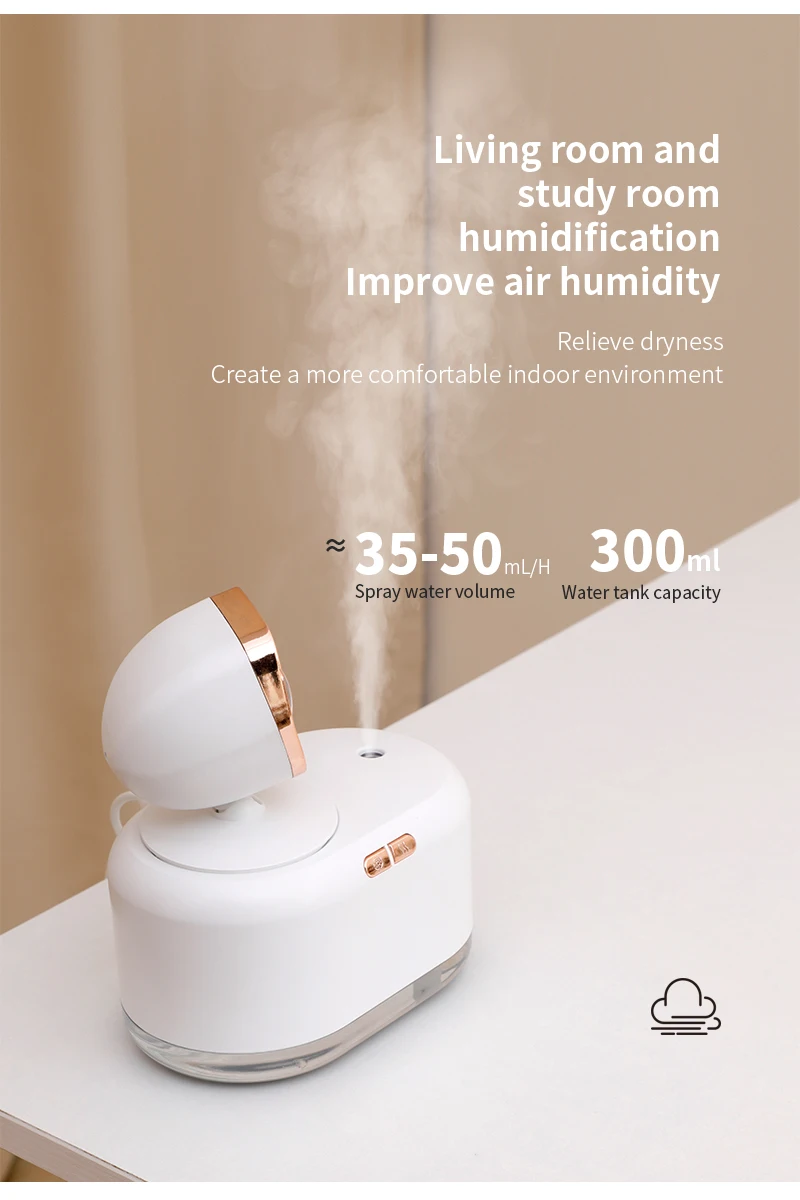 2023 New Arrival Portable Personal Space Humidifier Smart Electric Mini ...