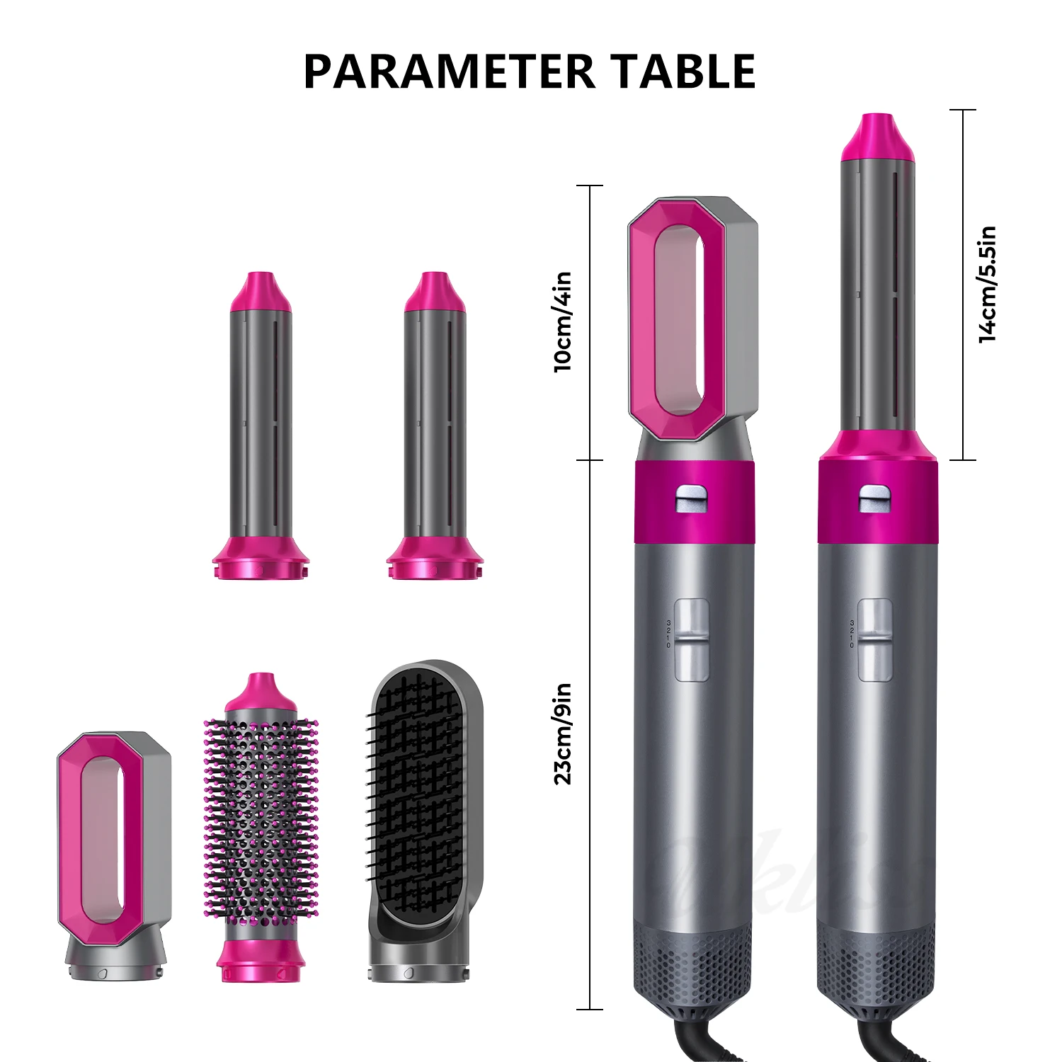 Iso9001 Factory Air Styler 5 In 1 Auto Hair Air Curling Hair Styler ...