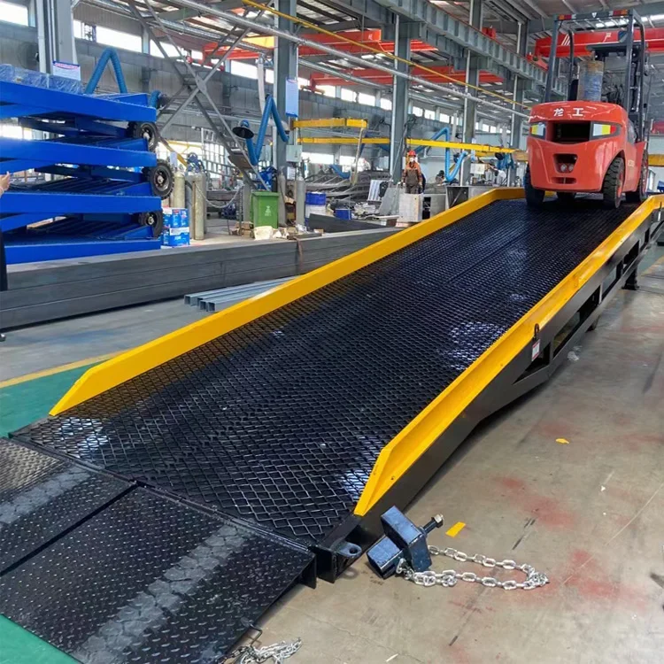 Cost-effective Ce Movable Side Loading Dock Ramp Forklift Price With Ce ...