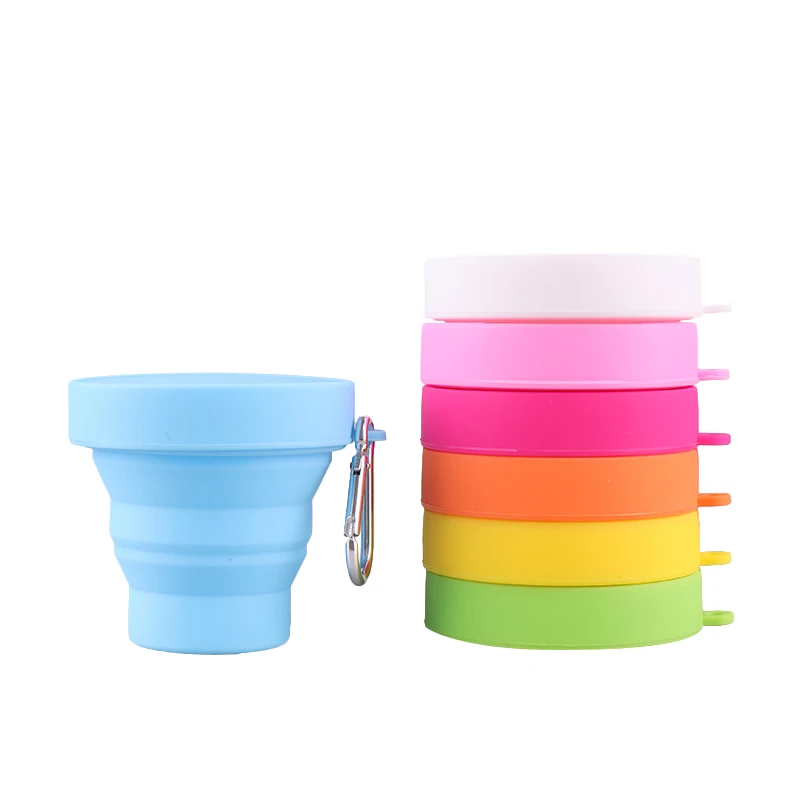 Eco Friendly Portable Reusable Folding Silicone Collapsible Drinking ...