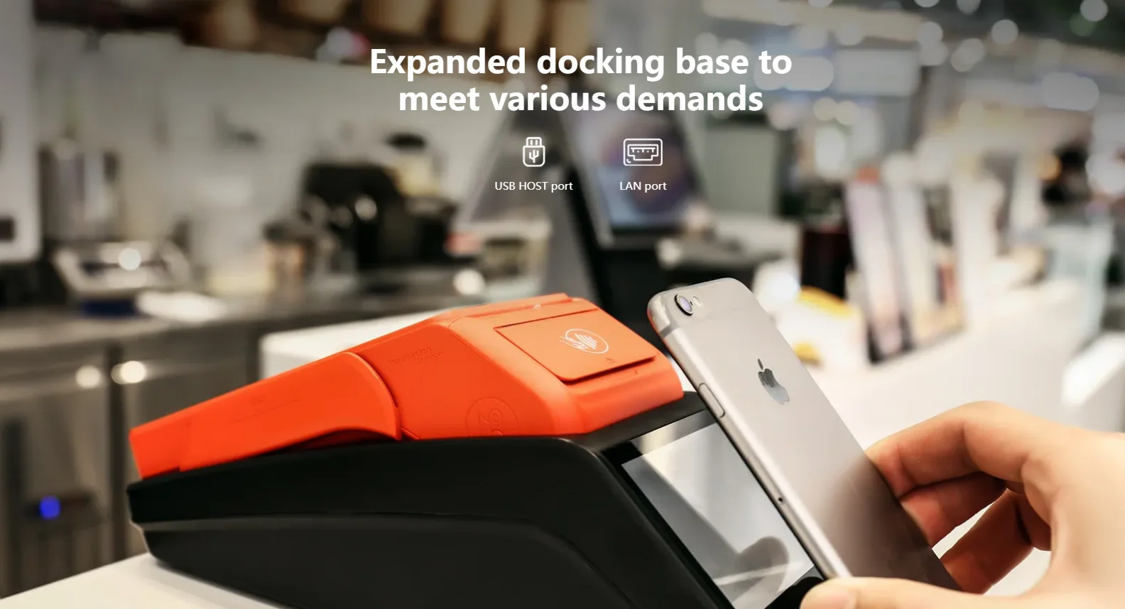 5.5 Inch Smart Handheld Restaurant Pos Terminal Android I9100 Card ...