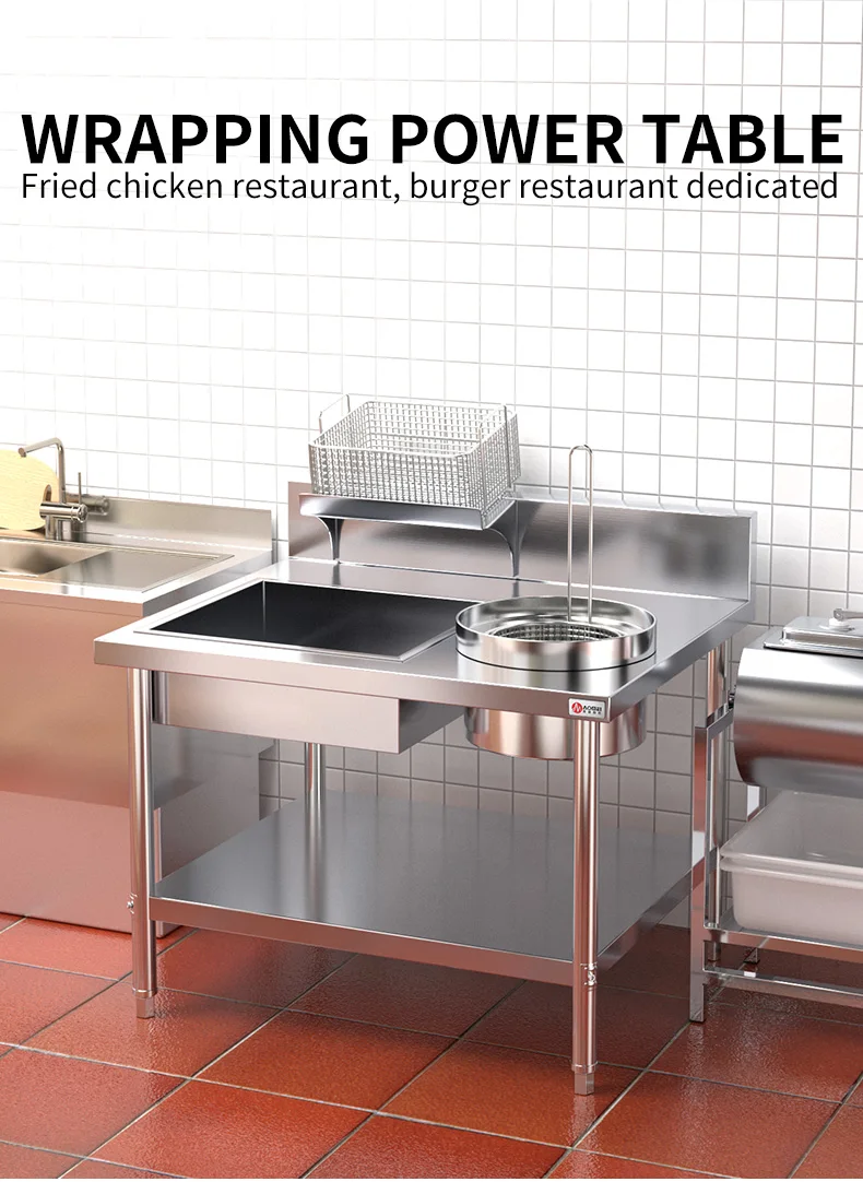 Commercial Stainless Steel Chicken/kfc Or Meat/kitchen Bread Wrapping ...