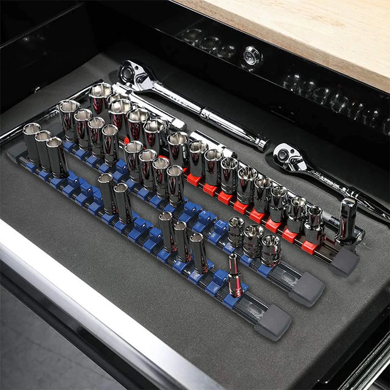 Tools Socket Organizers - Efficient 1/4 Inch Drive Holders