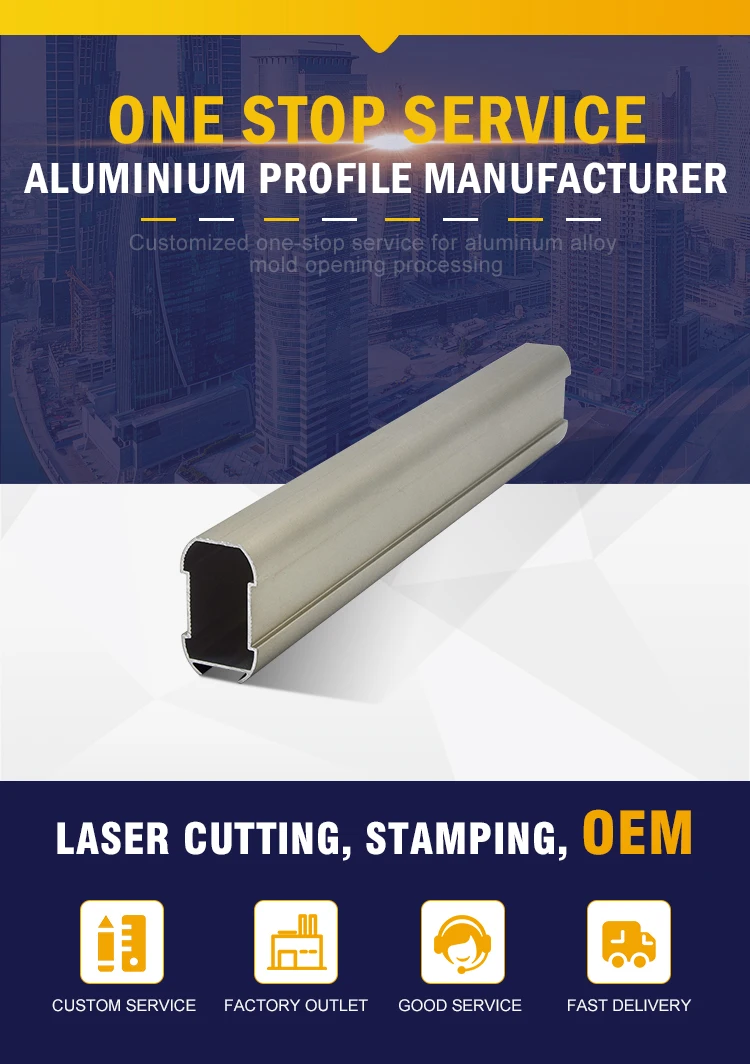 Aluminum Clothes Hanging Rail - Durable & Easy Install