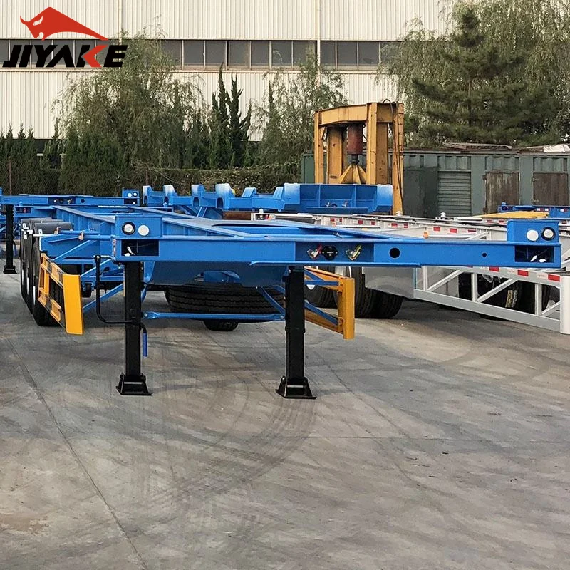 40ft Cimc Container Flatbed Framework Skeleton Truck Trailer Skeletal Trailer Chassis Skeleton ...