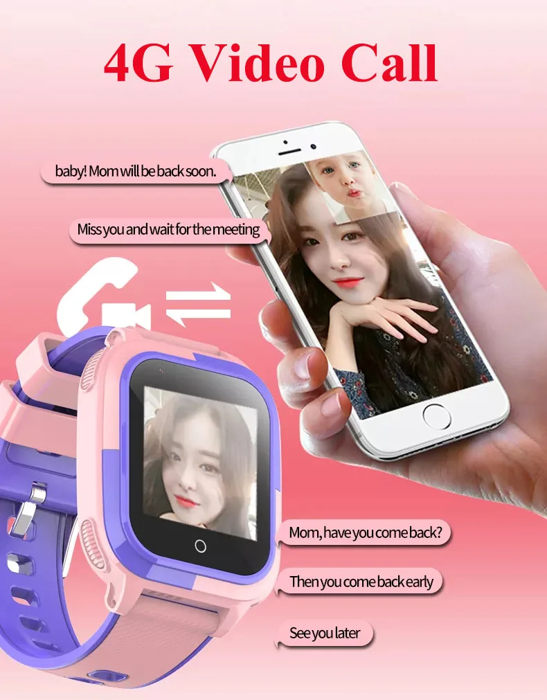 Wonlet CT11 Kids Smartwatch iOS Compatible SOS Alarm Bluetooth/WIFI ...