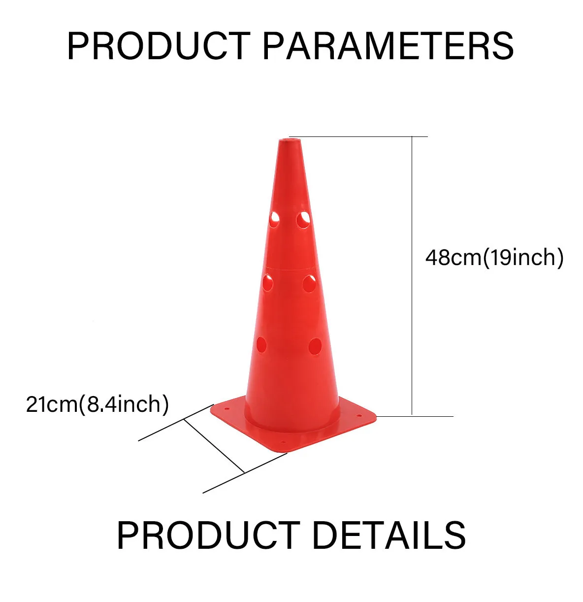 Agility Cone Jump Game Cone Soccer Football Training Agility Marker ...