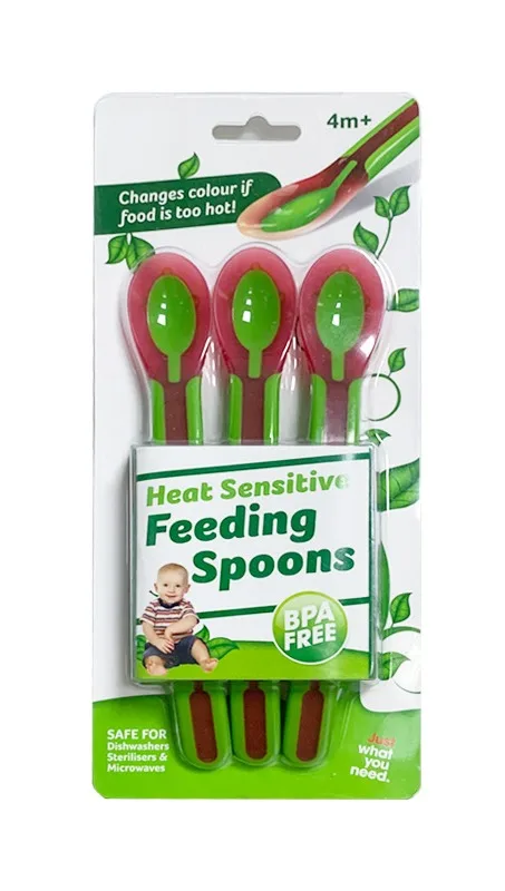 High Quality Temperature Color Changing Silicone Baby Bottle Spoons ...