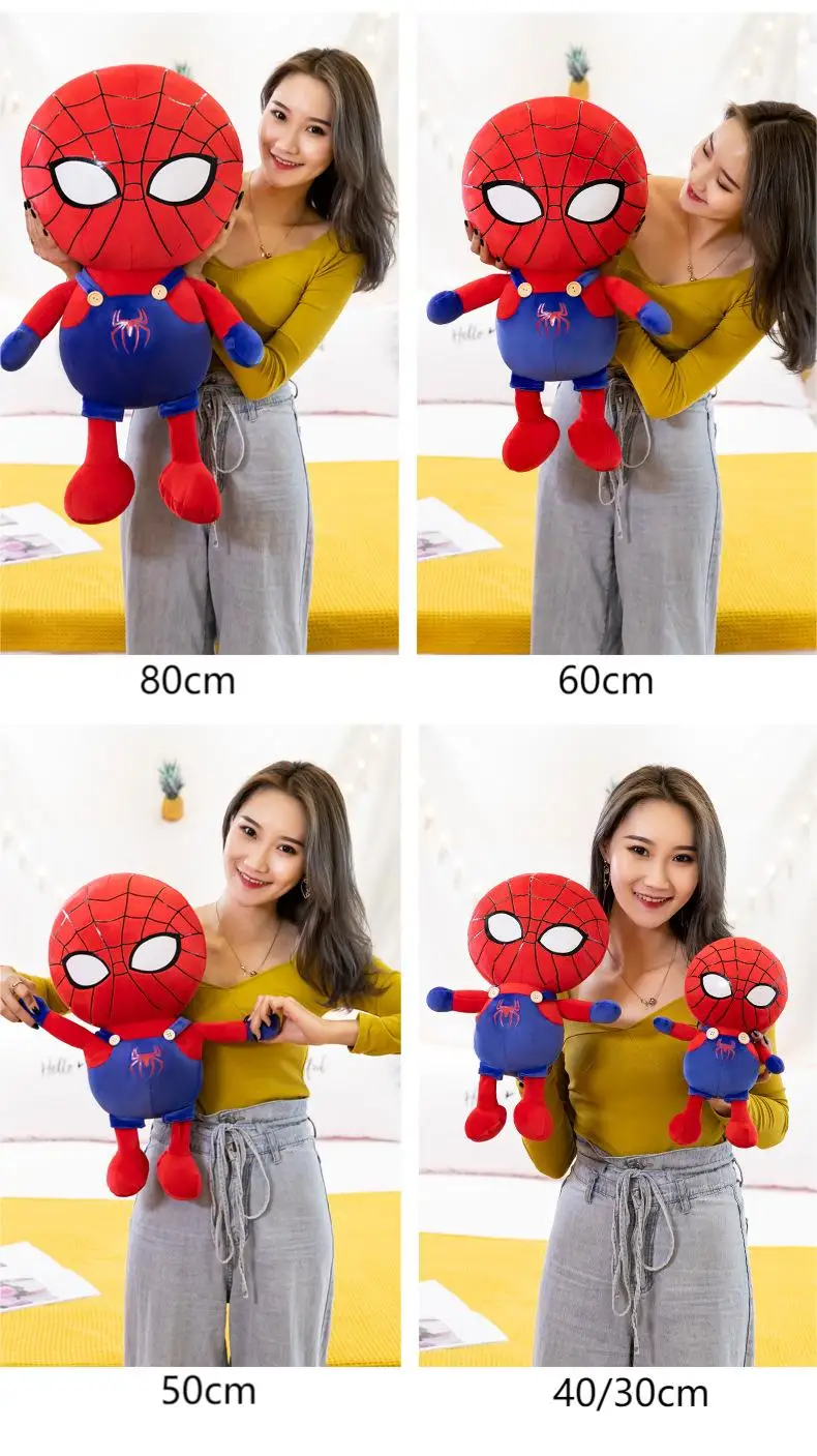 New Design Cartoon Spider-man Plush Doll Classic Reduction Spider Plush ...