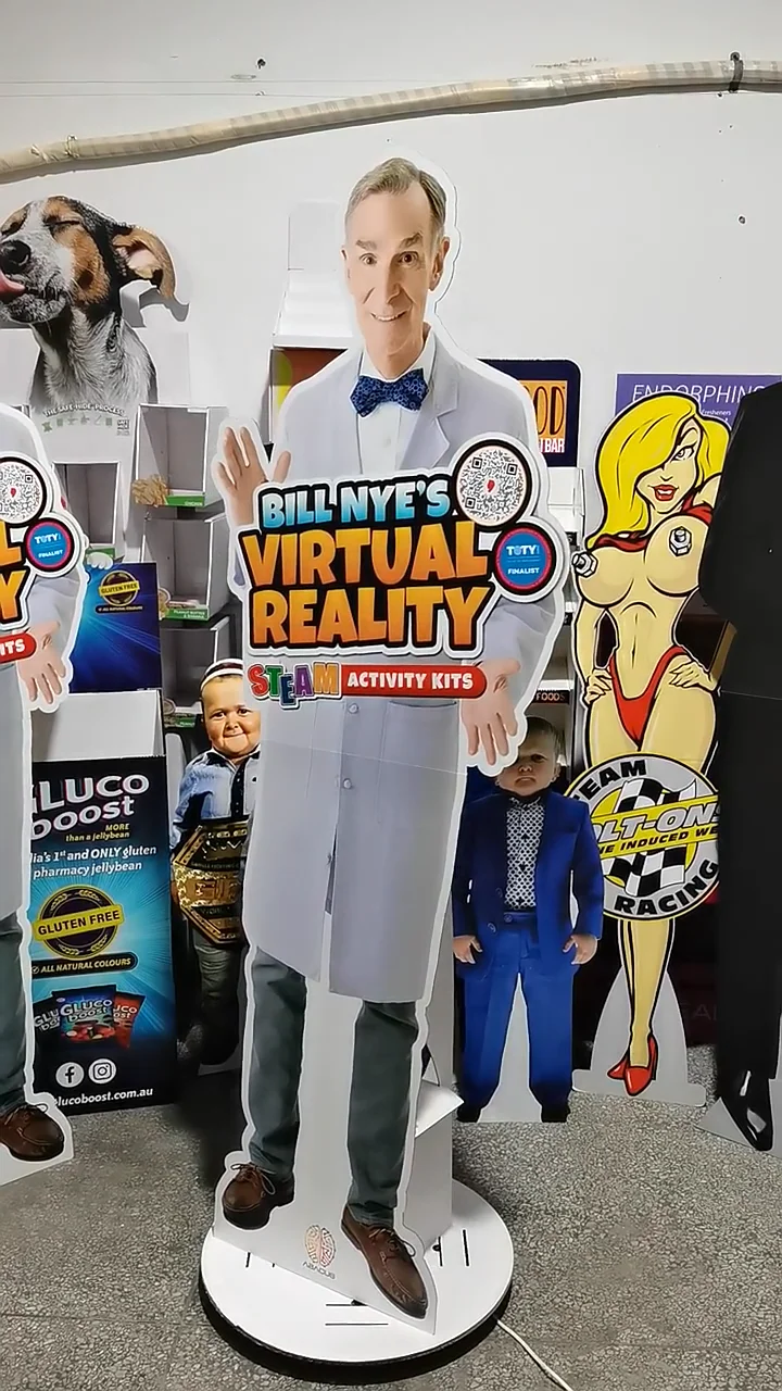 High Quality Life Size Merchandising Carton Cardboard Cutout/pvc ...