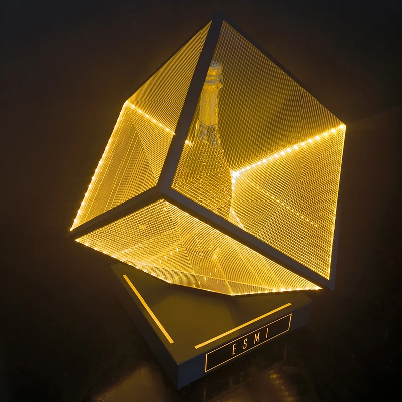 Luminous Rechargeable Wine Glorifier Spades Display Holder Vip Wine ...