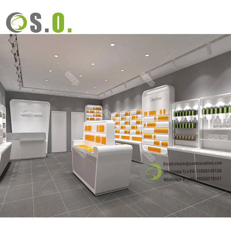 Custom Mobile Shop Interior Design Of Mobile Phone Furniture Showcase ...