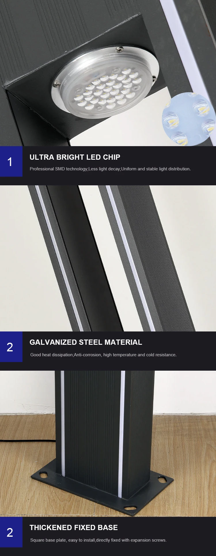 Dawn Outdoor Lighting 3m 4m 5m Garden Column Lamp Ip65 Outdoor ...