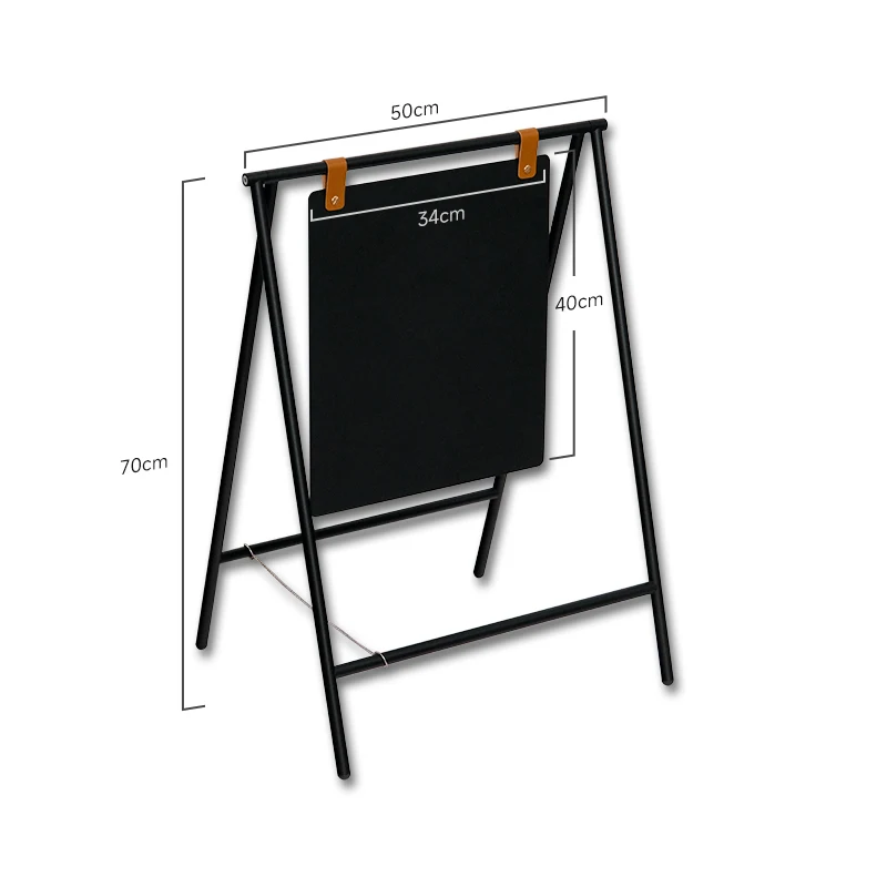 Folding Billboards - Creative Iron Art for Store Entrances