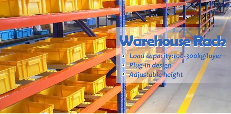 Heavy Duty Warehouse Steel Storage Rack - Boltless Shelves