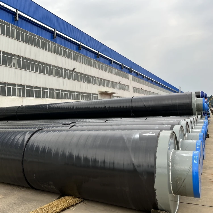 Direct-buried Steel-jacketed Prefabricated Steam Foam Insulation Piping ...