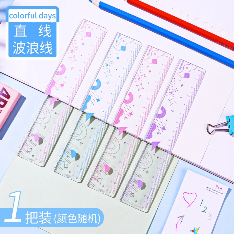 Plastic Rulers For School Clear Acrylic Cute Rulers School Students ...