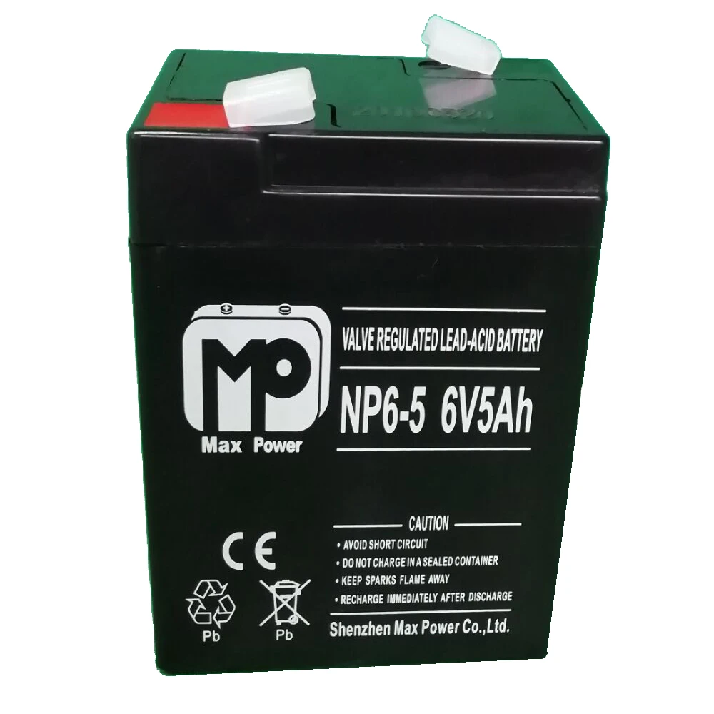 6v5ah Security System Usage Free Maintenance Agm Deep Cycle Valve ...