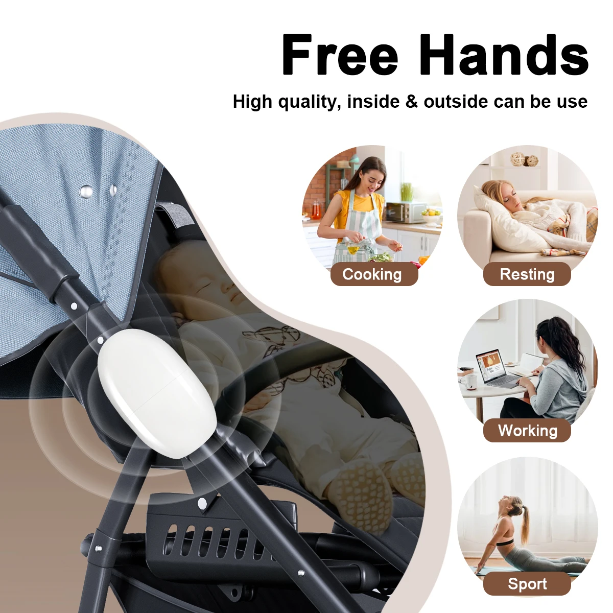 Alibaba.com: Factory Baby Stroller Rocker Rechargeable, Portable Baby ...