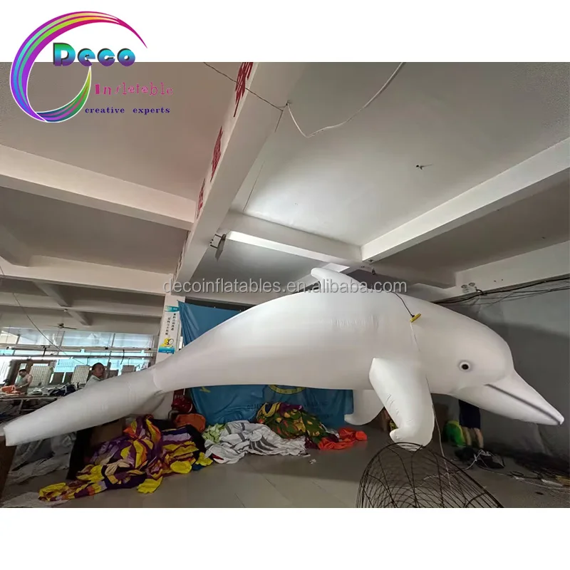 Giant Hanging Decoration Inflatable Dolphin For Ocean Theme Event - Buy ...
