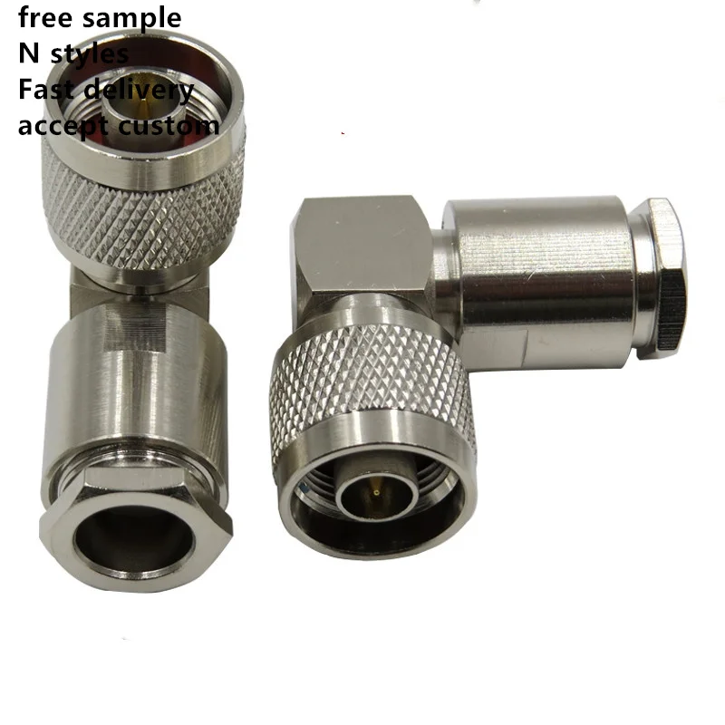 LSW DIN Male Plug Clamp Female RF Jack 1/2 Feeder Cable LDF4 Rf Coaxial ...